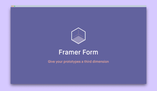 Framer Form - Prototypr | Prototyping | Prototypr Toolbox