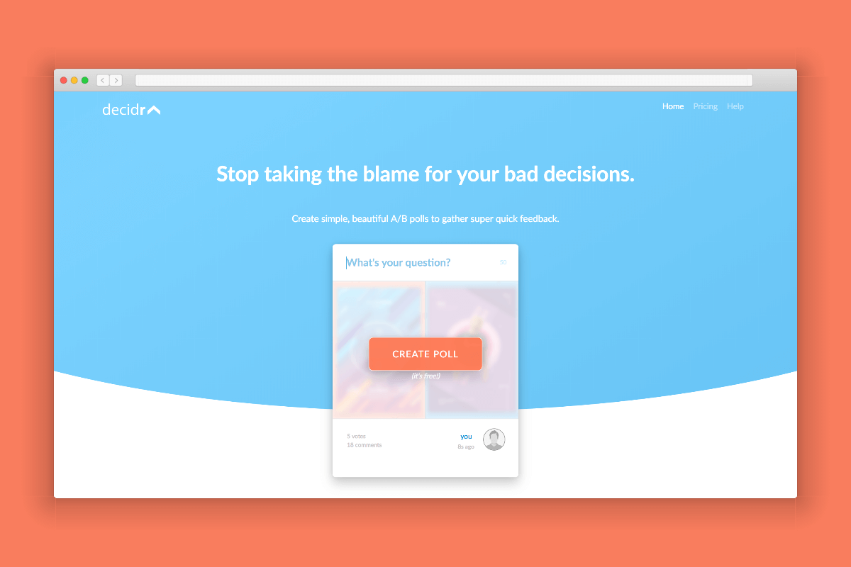 Decidr - Prototypr | Prototyping | Prototypr Toolbox