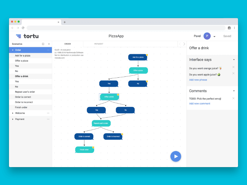 Tortu - VUI Design Tool - Prototypr | Prototyping | Prototypr Toolbox