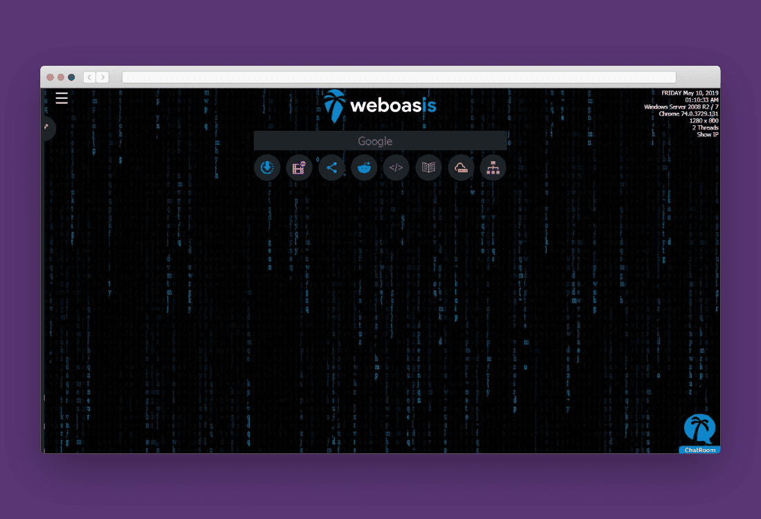 WebOasis - Prototypr | Prototyping | Prototypr Toolbox