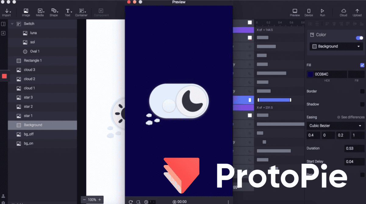 Color Transitions in ProtoPie - Prototypr | Prototyping