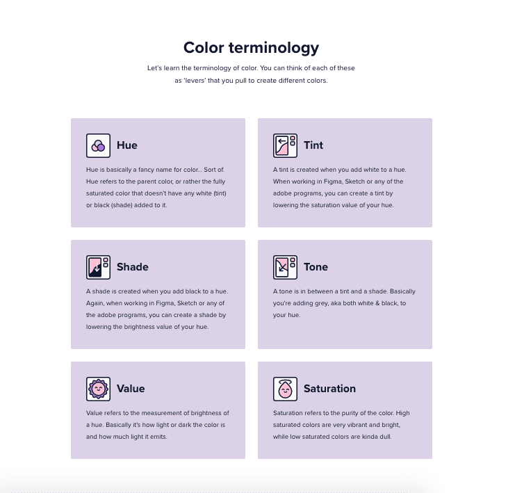 Happy Hues – Color palette options with real use cases
