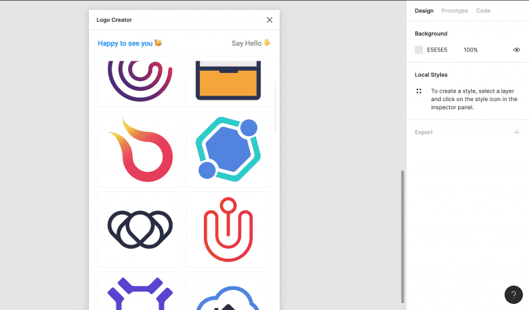 Figma Logo Creator - Get logo inspiration inside Figma with this plugin.