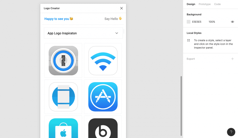 Figma Logo Creator - Get logo inspiration inside Figma with this plugin.
