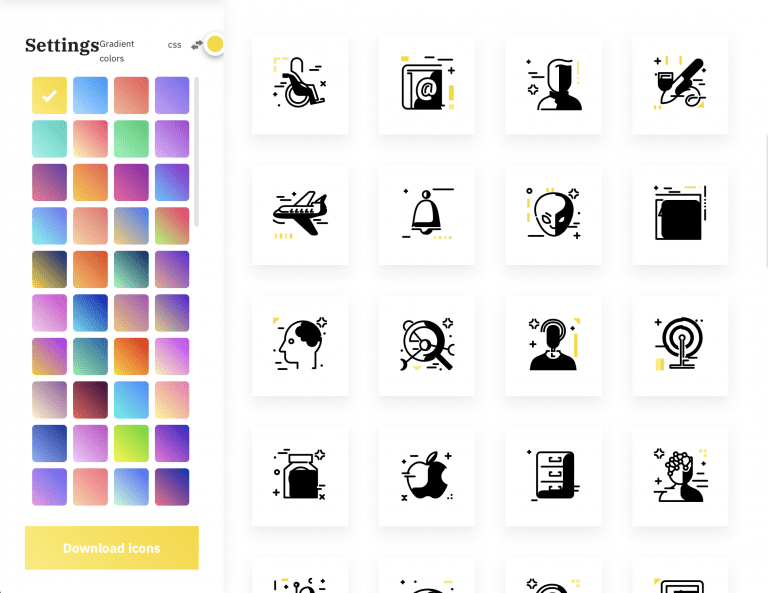 Gradientify Icons - SVG Icon Gradients - Toolbox | Prototypr.io
