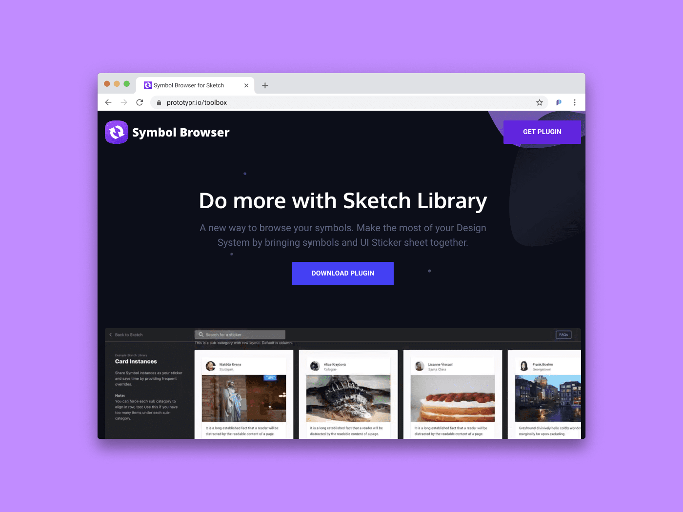 Symbol Browser - Sketch Plugin - Prototypr | Prototyping | Prototypr Toolbox