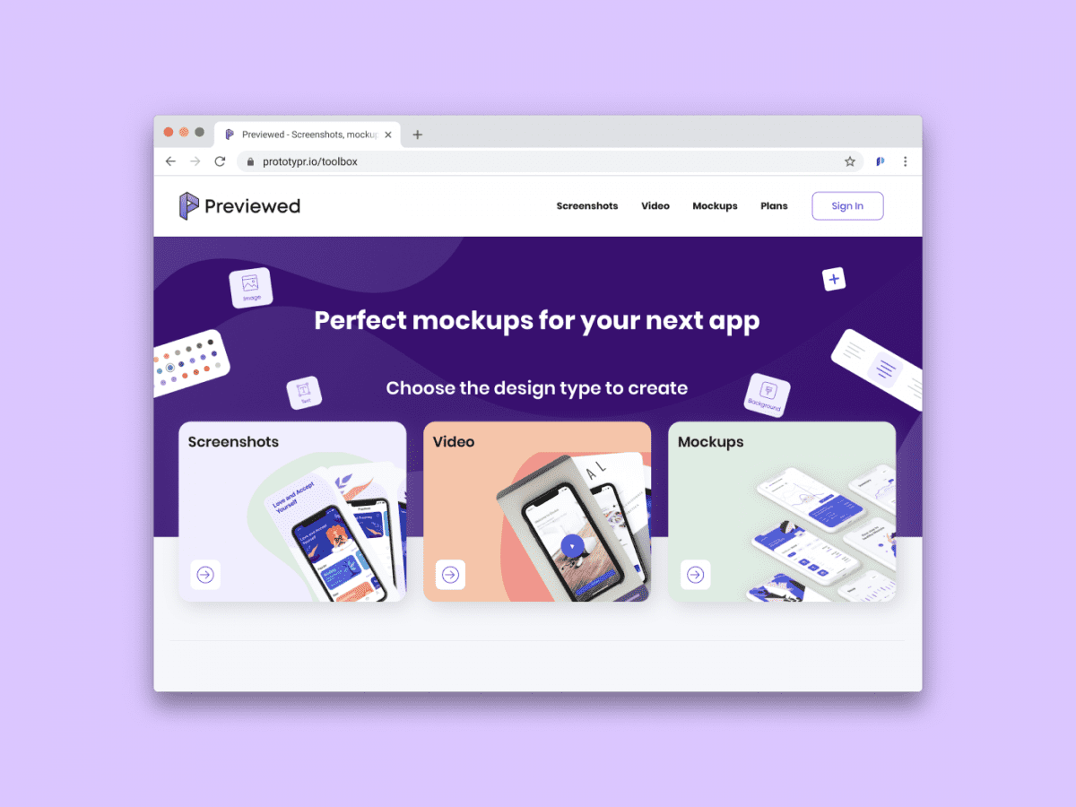 Previewed - Mockup generator for designers and developers | Prototypr ...