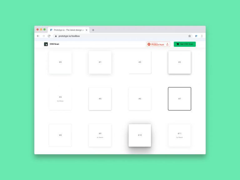 Css Box Shadow Examples By Css Scan Box Shadow Generator