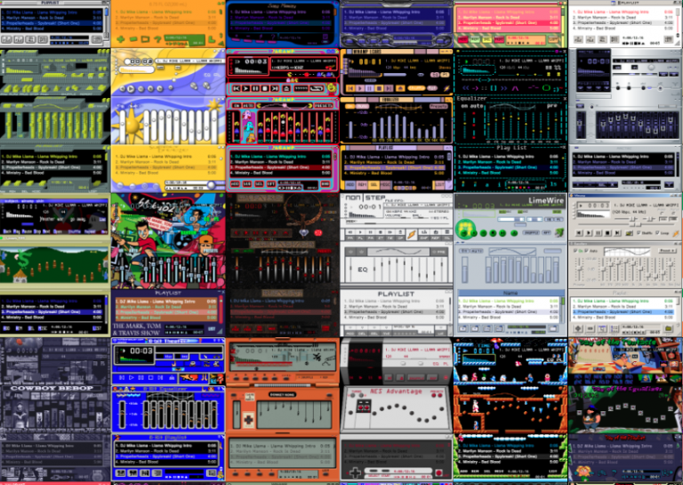 Winamp Skin Museum - 65,000 Winamp skins