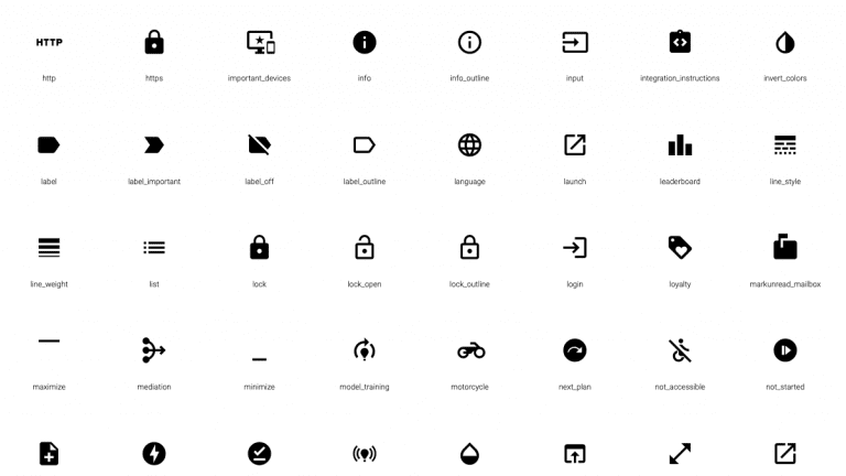 EOS Icons - open-source icons for smart applications