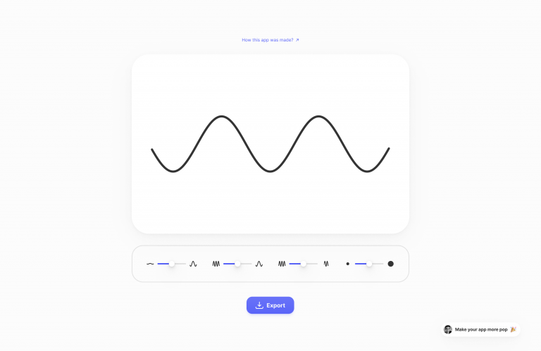 Sine wave SVG generator - made in Figma, then code by Hugo